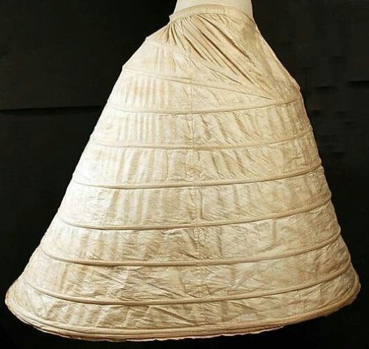 The Victorian Bustle Dresses-The Hoop Era - (1856-1869)